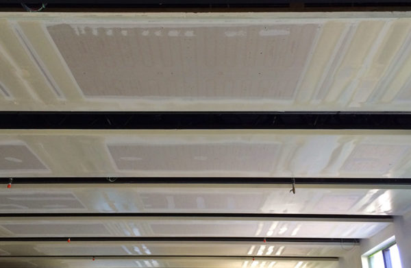 Spectacular radiant ceiling cloud with Ray Magic cooling and heating ...