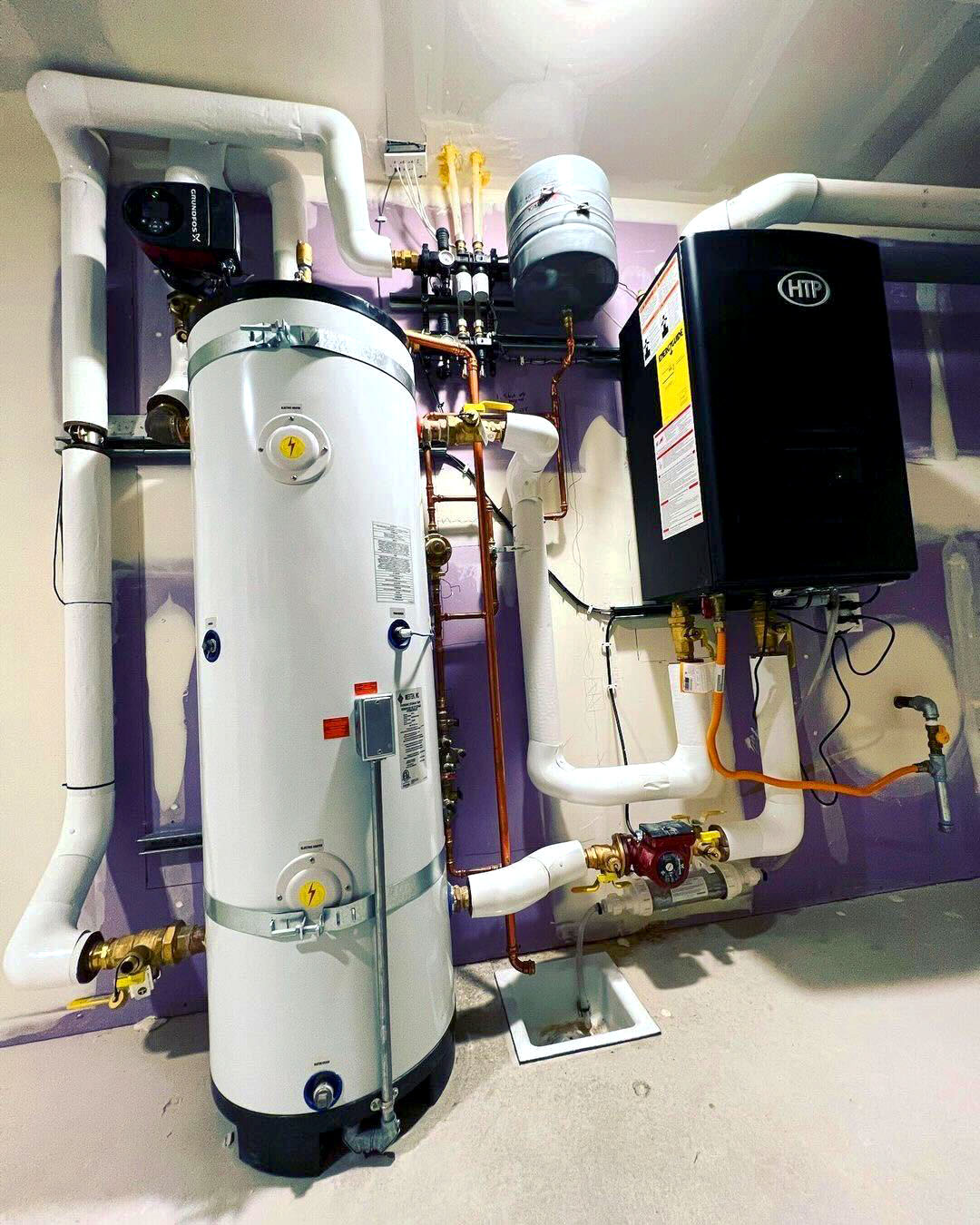 Compact Mechanical Room Photo from Hydronica!